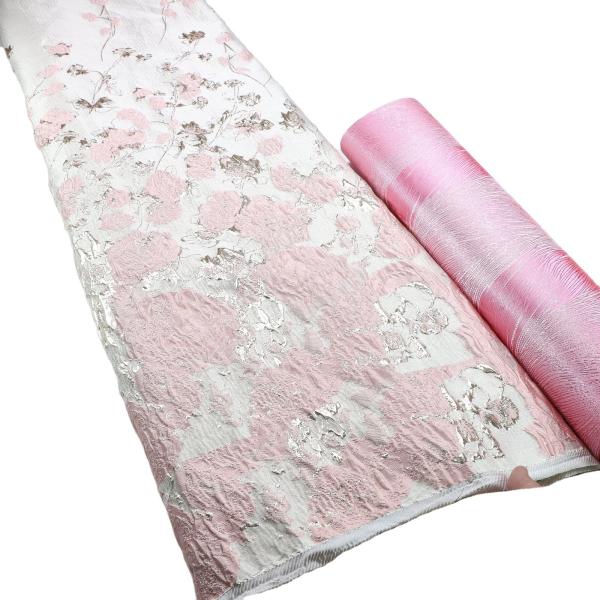 Quality supoo good quality heavy brocade fabric Hot selling  lady dress brocade jacquard fabric for party dress for sale
