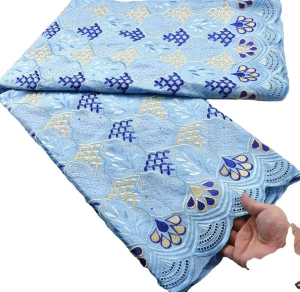 Quality 2023 Newest design swiss voile lace good quality swiss voile cotton lace fabric for sale