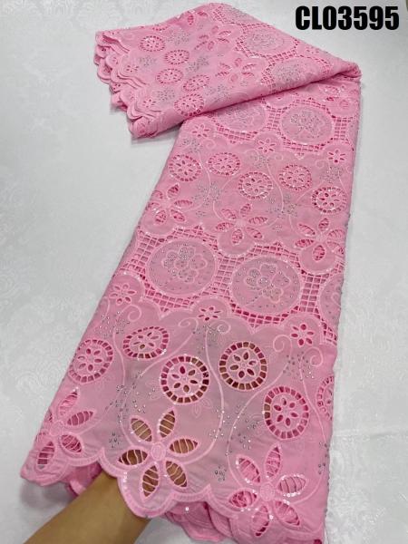 Quality High quality white chiffon cutout design guipure lace fabric with stone for sale