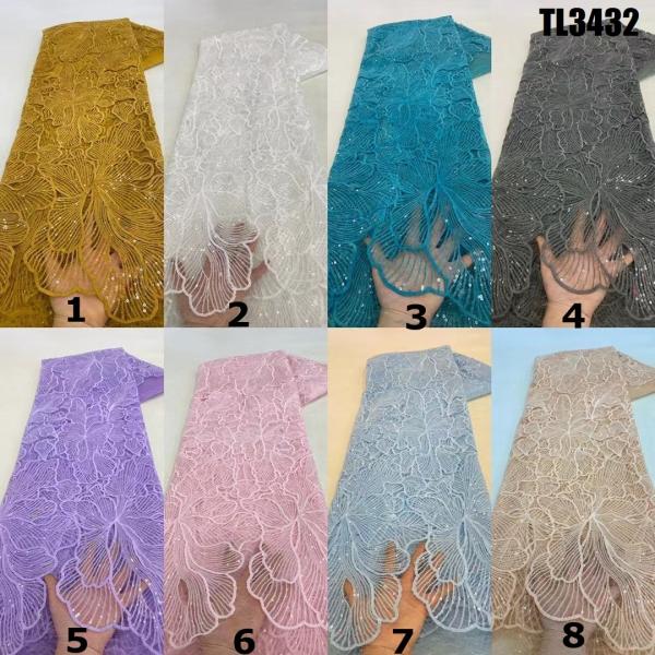 Quality 2023 Supoo Nice tulle lace african lace fabric for women clothing wedding dress for sale