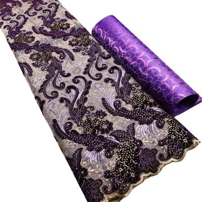 China 7 Days Sample Order Lead Time Support Bridal Lace Sequins Embroidery for Wedding Dress for sale