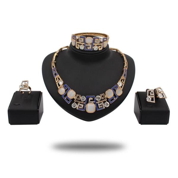 Quality Necklace jewelry african beads earrings wedding golden jewelry ring golden for sale