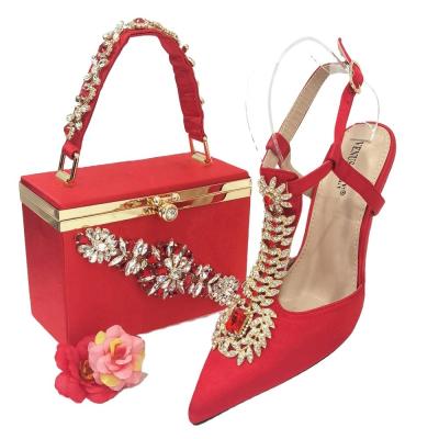 China 1.5kg Italian Leather Shoes and Matching Bags Set in Napoli with Multiple Color Choices for sale