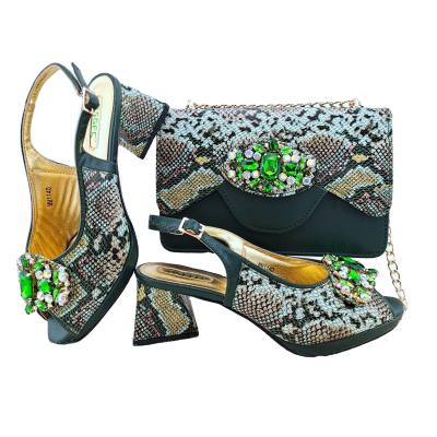 China New OEM Ladies fashion Italian shoes matching bag set African women party shoe and bag For Nigerian Party for sale