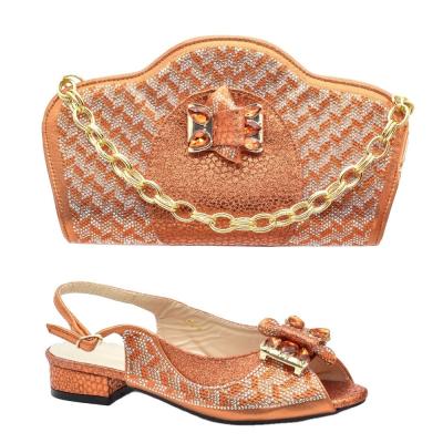 China New OEM Ladies fashion Italian shoes matching bag set African women party shoe and bag For Nigerian Party for sale