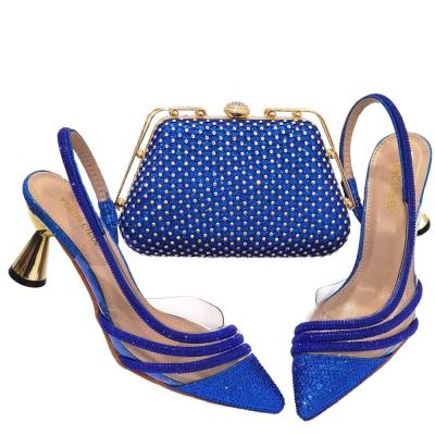 China Supoo evening african shoes and bags to match purple matching clutch for wedding/Party for sale