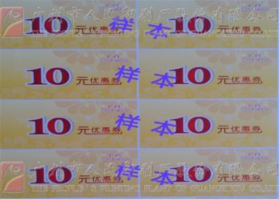 Cina Servizi di stampa durevoli del biglietto di evento, stampa su ordinazione ultravioletta falsa anti- del biglietto in vendita