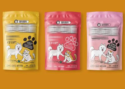 Cina Sacchetto di plastica falsificato anti- della chiusura lampo per rotocalcografia del cibo per gatti e del cane in vendita