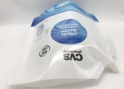 Chine La recharge de savon de main tiennent le sac latéral du joint 3 avec le gousset inférieur 64FL once de bec et de chapeau à vendre