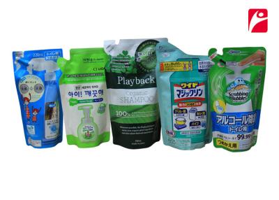 Cina La chiusura lampo di plastica liquida insacca con la chiusura lampo Ny/falsificazione anti- d'imballaggio laminata pe in vendita