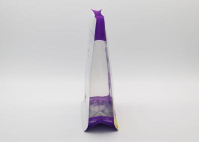 Cina Alto sacchetto di plastica della serratura dello zip della barriera della doppia chiusura lampo che sta sullo stile dello scaffale in vendita