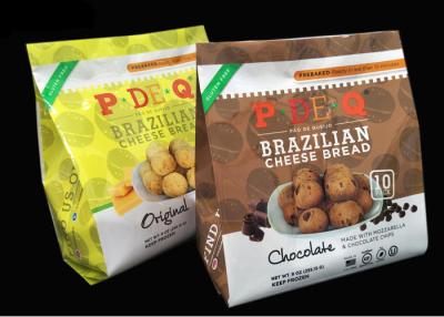 Cina Le borse di plastica della chiusura lampo del pane del formaggio, inferiore quadrato stanno sui sacchetti della barriera in vendita