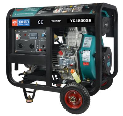 中国 2.5KVA/2KW ポータブルディーゼル発電機セット オープンフレーム 電気起動 単相 家庭用 中国製 販売のため