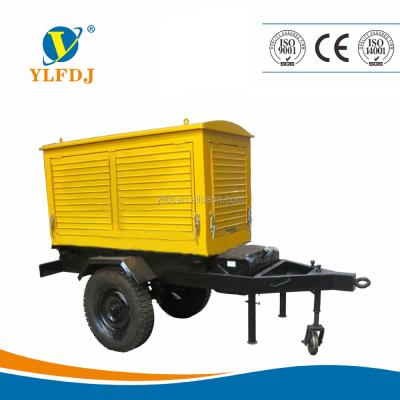 Cina Shangchai SC8D280D2 200KVA 160KW Generatore diesel mobile con rimorchio a due ruote in vendita