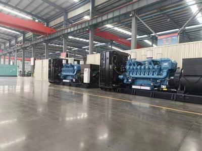 中国 12V4000G23F 1420kw ユーチャイ MTU ディーゼル発電機セット 400v 50Hz 販売のため
