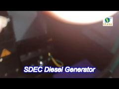 60Hz 110/220v 230/400v4ZTAA4.1-G31 80kw SDEC Diesel Generator South America