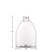 China 250ml Clear PET Liquid Soap Bottle with Pump Eco Friendly Plastic Packaging 24/410 for sale