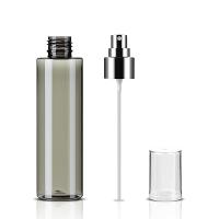 China Empty 5 OZ 150ml PET Plastic Spray Bottles with Aluminum Mist Sprayer Pump 24/410 for sale