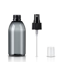 China 150ml 5oz PET Plastic Spray Bottle with Fine Mist Atomizer Custom Logo for sale