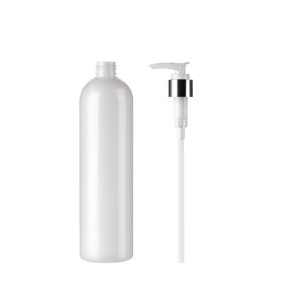 Cina 16 bottiglie vuote 480ml bianco dello sciampo di Oz con la pompa d'argento del collare in vendita