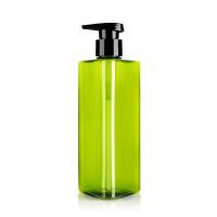 China Custom Mold Triangle 500ml PET Shampoo Dispenser Bottle 28/410 Neck for sale