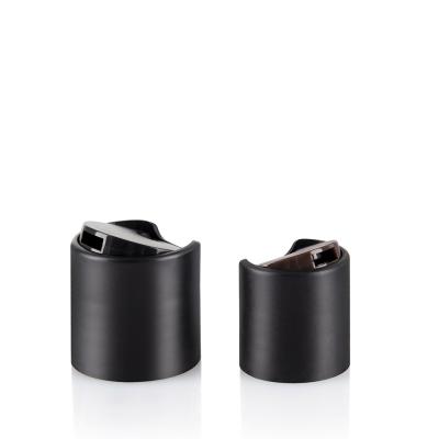 China ODM Matte Black Cap Closure 20/410 24/410 Plastic Bottle Closure Types for sale