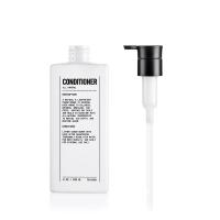 China 235ml White Custom Empty PET Shampoo Conditioner Bottle with 24/410 Black Lotion Pump for sale