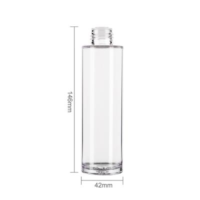 China 4 OZ Heavy Wall Plastic Cosmetic Containers , PET Cosmetic Bottle Packaging With Lids for sale