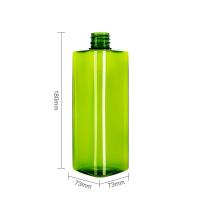 China Custom Mold Triangle 500ml PET Shampoo Dispenser Bottle 28/410 Neck for sale