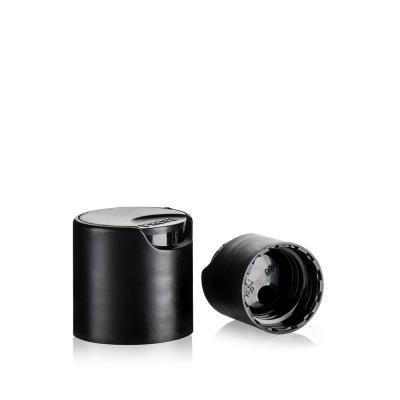China ODM Matte Black Cap Closure 20/410 24/410 Plastic Bottle Closure Types for sale