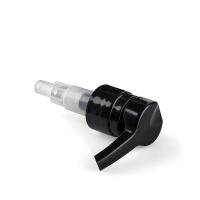 China 28/410 Black PP Plastic Bottle Cap Closure Smooth Surface Treatment Pump 4CC for Shampoo for sale
