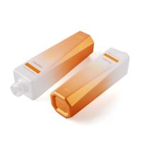 China White PET Plastic Shampoo Bottles Empty 300ml 10 OZ with Silver Collar Dispenser Pump for sale