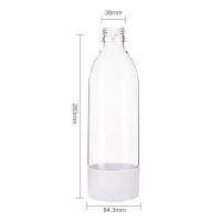China 1000ml PET Sparkling Water Maker Bottle Refillable 33.3oz Soda Bottle for sale