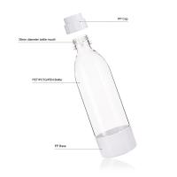 China 1000ml PET Sparkling Water Maker Bottle Refillable 33.3oz Soda Bottle for sale