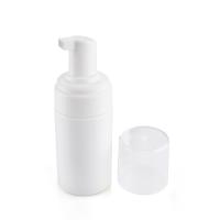 China 100ml White PET Plastic Foam Bottle with PP Foam Pump and Cap for Custom Eyelash Cleaner for sale