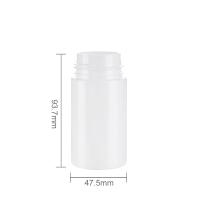 China 100ml White PET Plastic Foam Bottle with PP Foam Pump and Cap for Custom Eyelash Cleaner for sale