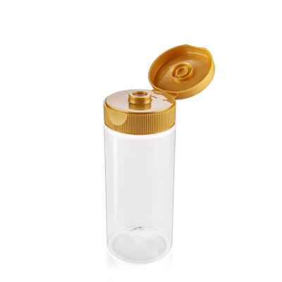 China 200ML PET Food Grade Empty Honey Jars Bottles Plastic Honey Dispenser With Lids for sale