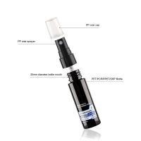 China PET Plastic Spray Bottle 30ml 1oz Fine Mist Travel Size with Secure Cap for sale