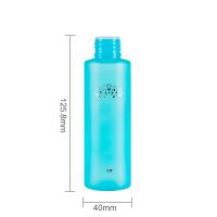 China Round Shape 4 Oz PET Plastic Cosmetic Bottles 120ml Screw Top Personal Care Packaging for sale