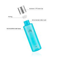 China Round Shape 4 Oz PET Plastic Cosmetic Bottles 120ml Screw Top Personal Care Packaging for sale