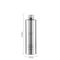 China Electroplated Coated PET Plastic Mist Spray Bottle 150ml Silver Fine Mist for sale