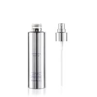 China Electroplated Coated PET Plastic Mist Spray Bottle 150ml Silver Fine Mist for sale