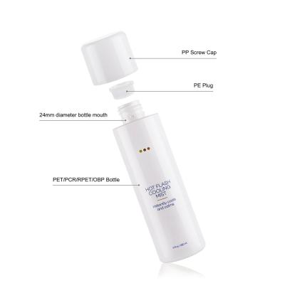 Cina Bollitore a colori personalizzati Bottiglia cosmetica da 200 ml Plastica PET PCR per acqua emolliente in vendita
