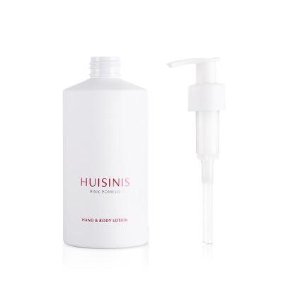China 300 ml witte shampoo fles met matte afwerking met linker en rechter slotpomp for sale