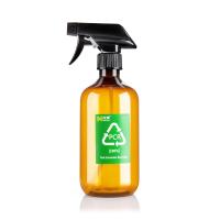 China 520ml Recycled Amber Plastic Spray Bottle with Trigger Sprayer 28/410 for sale
