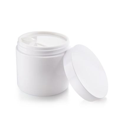 China PET reciclado 400ml Design personalizado frascos de plástico de boca larga para cosméticos e cuidados com a pele Método de impressão de tela à venda