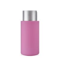 China 300ml PET Plastic Shampoo Bottle Soft Touch Finish 24/410 Electroplated Disc Cap for sale