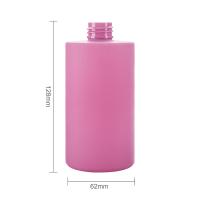 China 300ml PET Plastic Shampoo Bottle Soft Touch Finish 24/410 Electroplated Disc Cap for sale