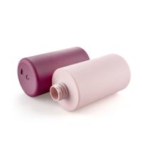 China 300ml PET Plastic Shampoo Bottle Soft Touch Finish 24/410 Electroplated Disc Cap for sale