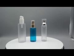 Round shape PETG plastic cosmetic bottle